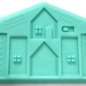 1:12 Gingerbread House Mold- Dollhouse -NEW UV Resin Ready Clear Molds ...