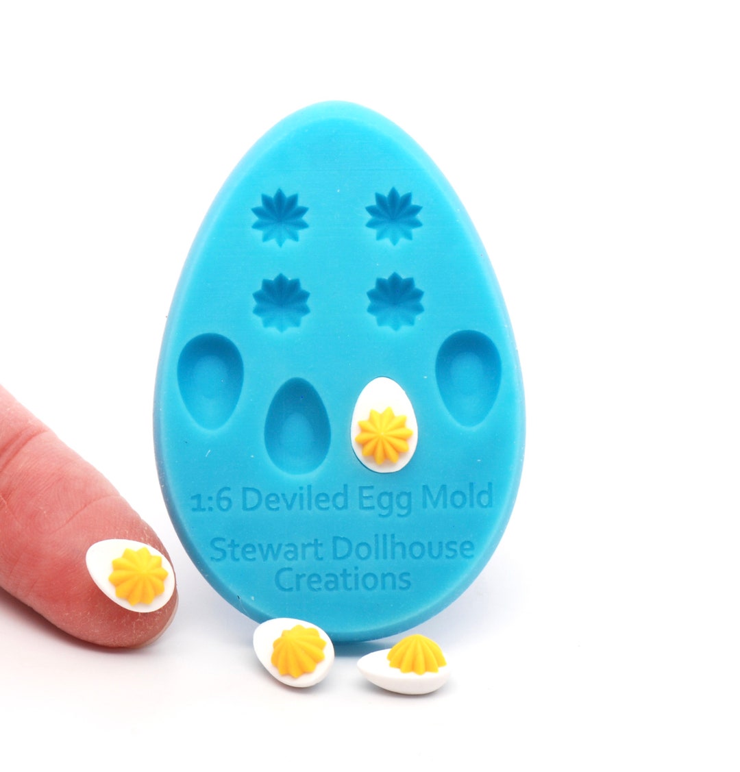 1/6 Scale Deviled Egg Mold (11.5 Inch Doll Size) -NEW UV Resin Ready ...