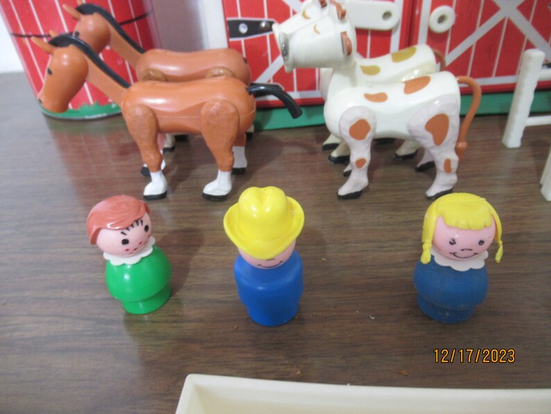 Vintage 1960s Fisher Price Little People Farm Silo Play Set 31pieces - Etsy
