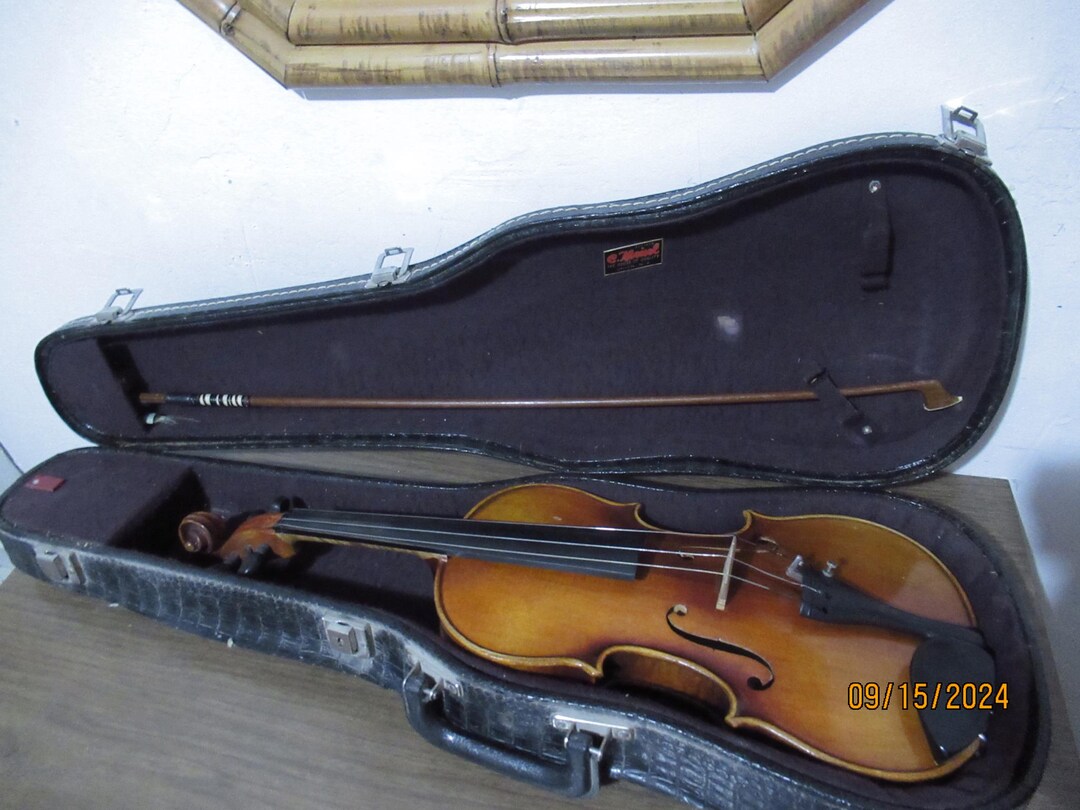 Vintage Karl Meisel W Germany Violinw/case Bow 22 Restore Partsgeigen ...