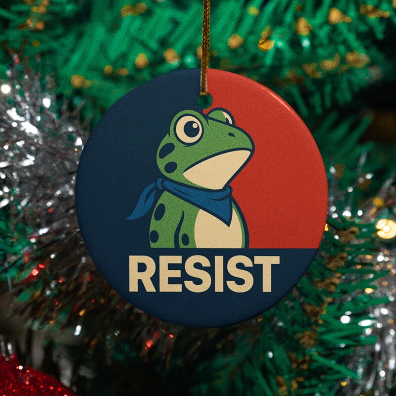 Christmas Frog - Etsy