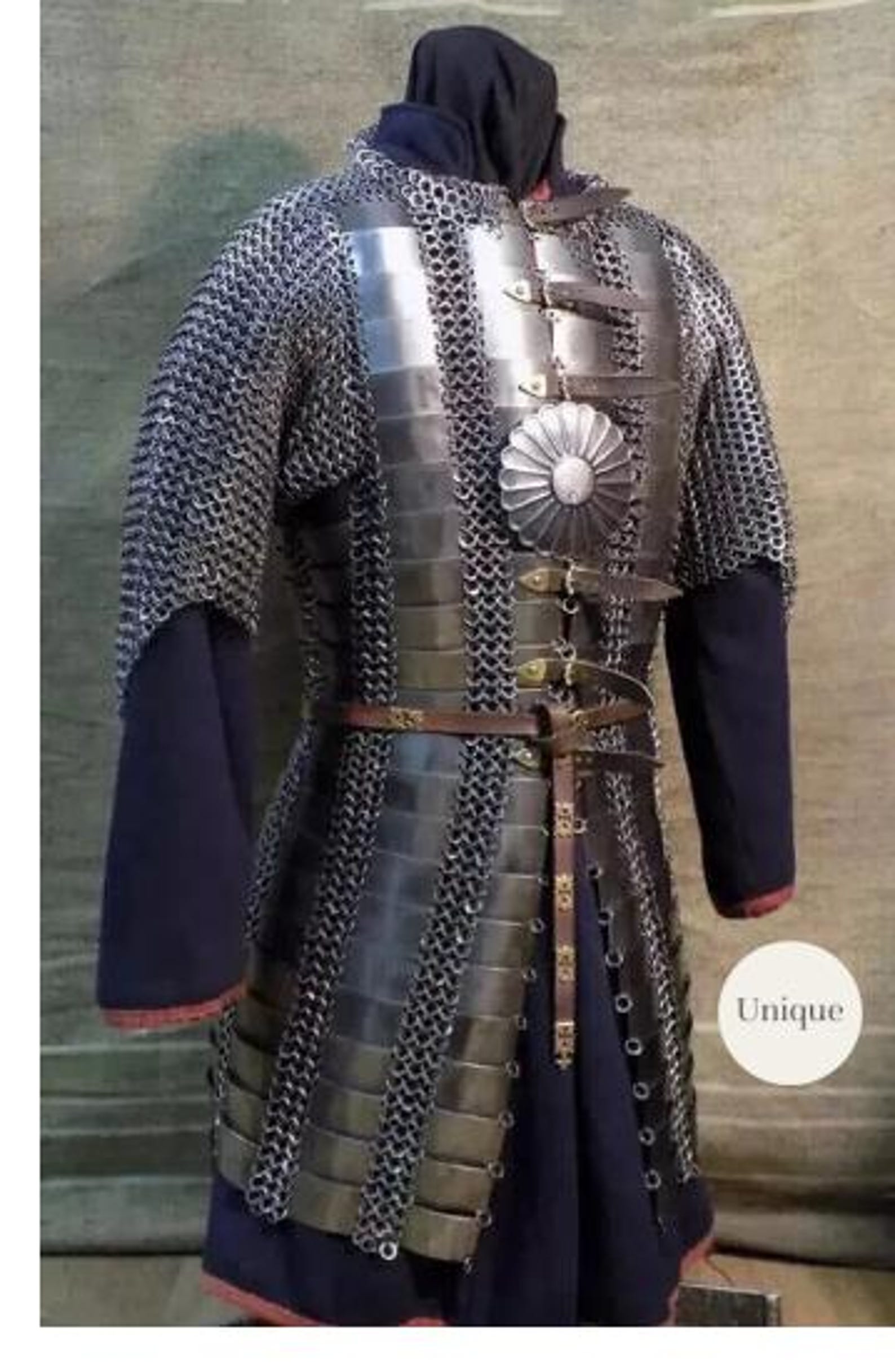 Medieval Full Body Plate Armour Chainmail Armor Lamellar Armor - Etsy