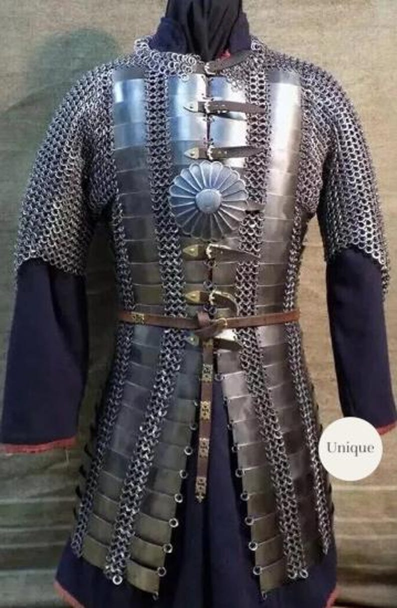 Medieval Full Body Plate Armour Chainmail Armor Lamellar Armor - Etsy