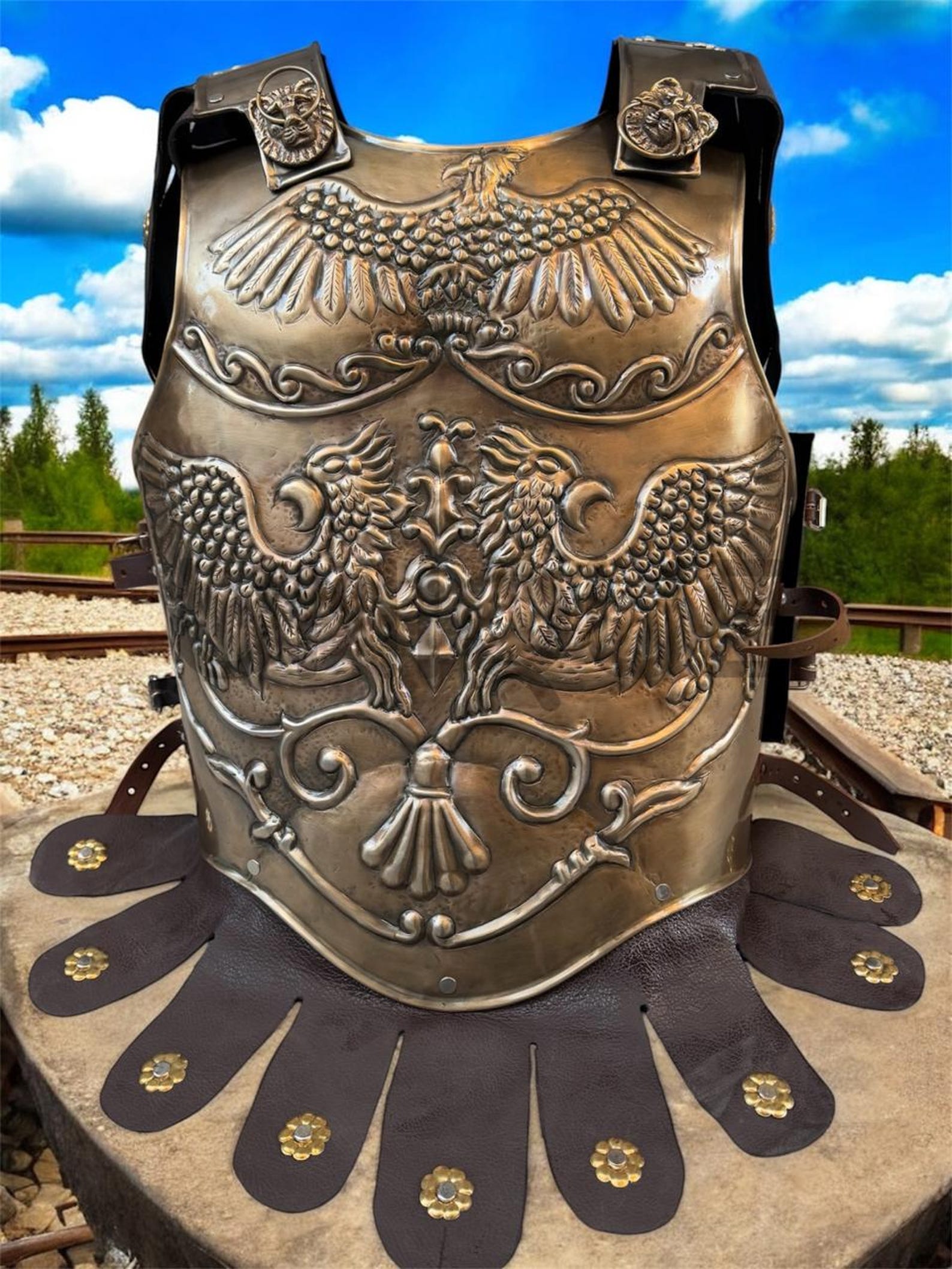 Medieval Roman Style Muscle Cuirass | Handcrafted Steel Breastplate ...