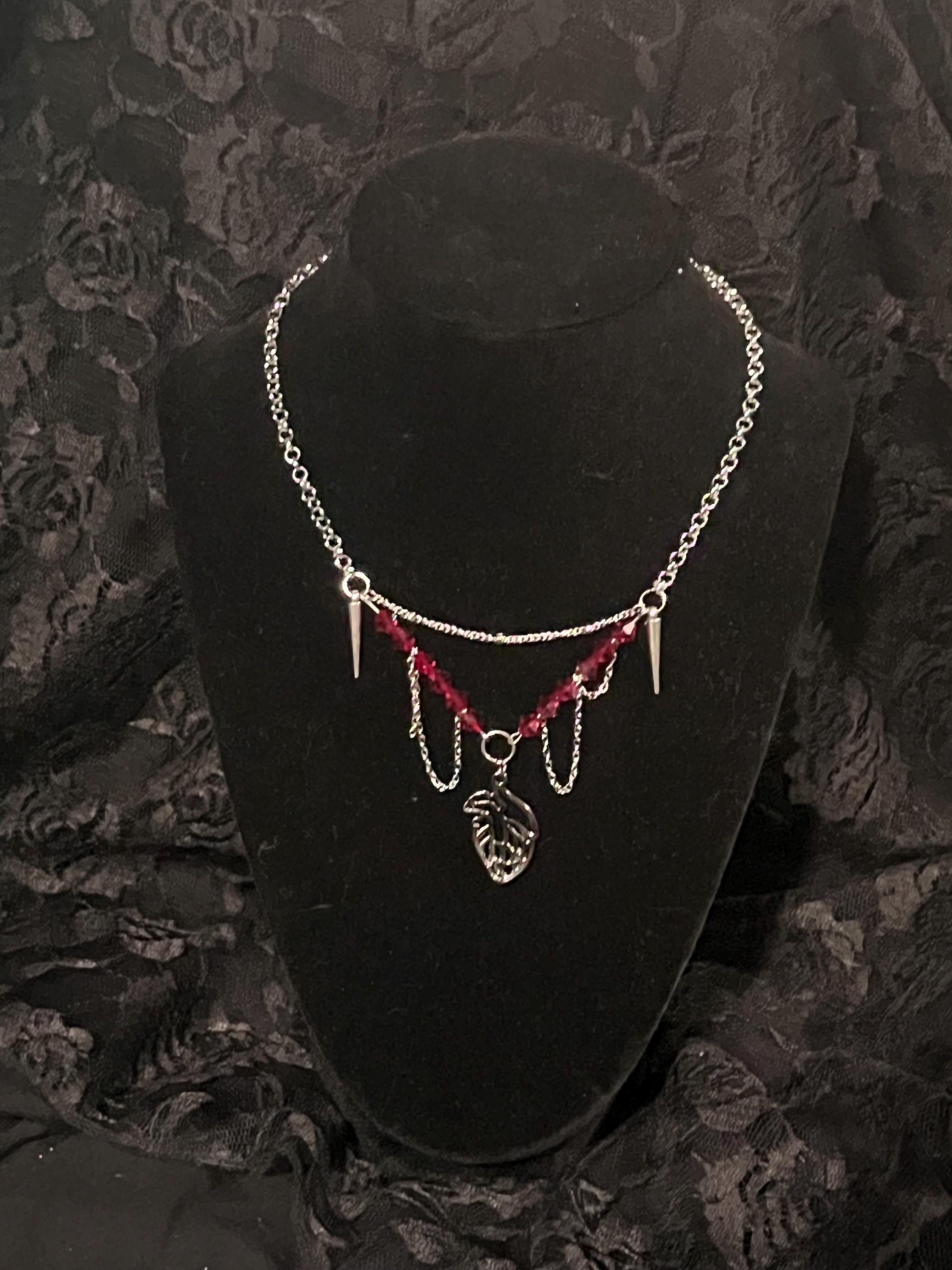 Hannibal Inspired Anatomical Heart Bleeding Necklace - Etsy