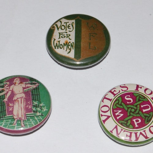 Suffragette Vintage Replica Set Button Badge 25mm / 1 Inch - Etsy