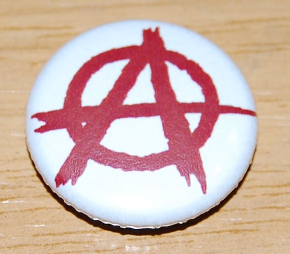 Anarchy Symbol Button Badge 25mm / 1 Inch Retro Punk | Etsy UK