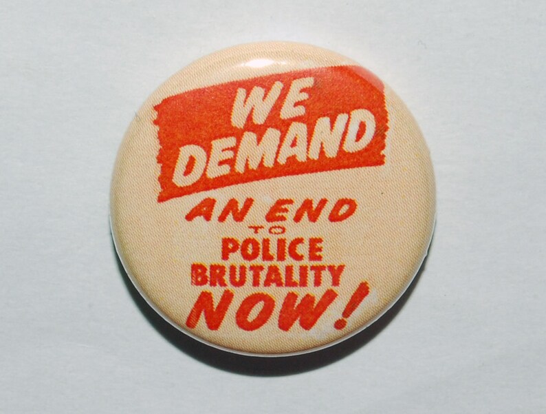 Anti Racist Button Badge Set 25mm / 1 Inch Police Brutality | Etsy