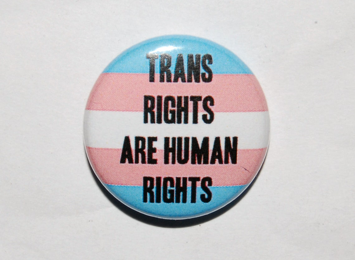 Transgender Rights Badge Set 25mm / 1 Inch Trans LGBT - Etsy