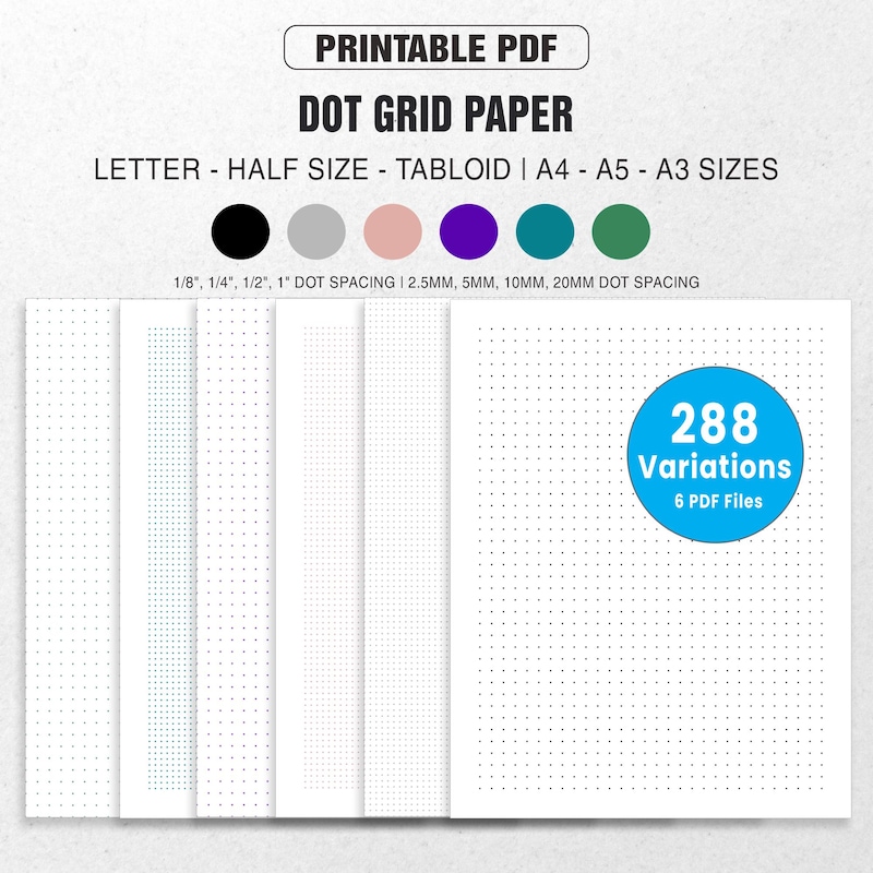 Custom Journal Grid Pages - Etsy