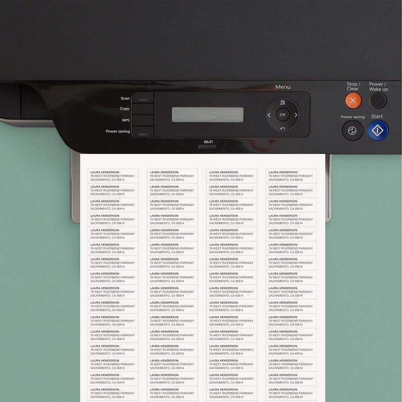 Return Address Labels | Editable for Avery 5167 | Minimalist Address ...
