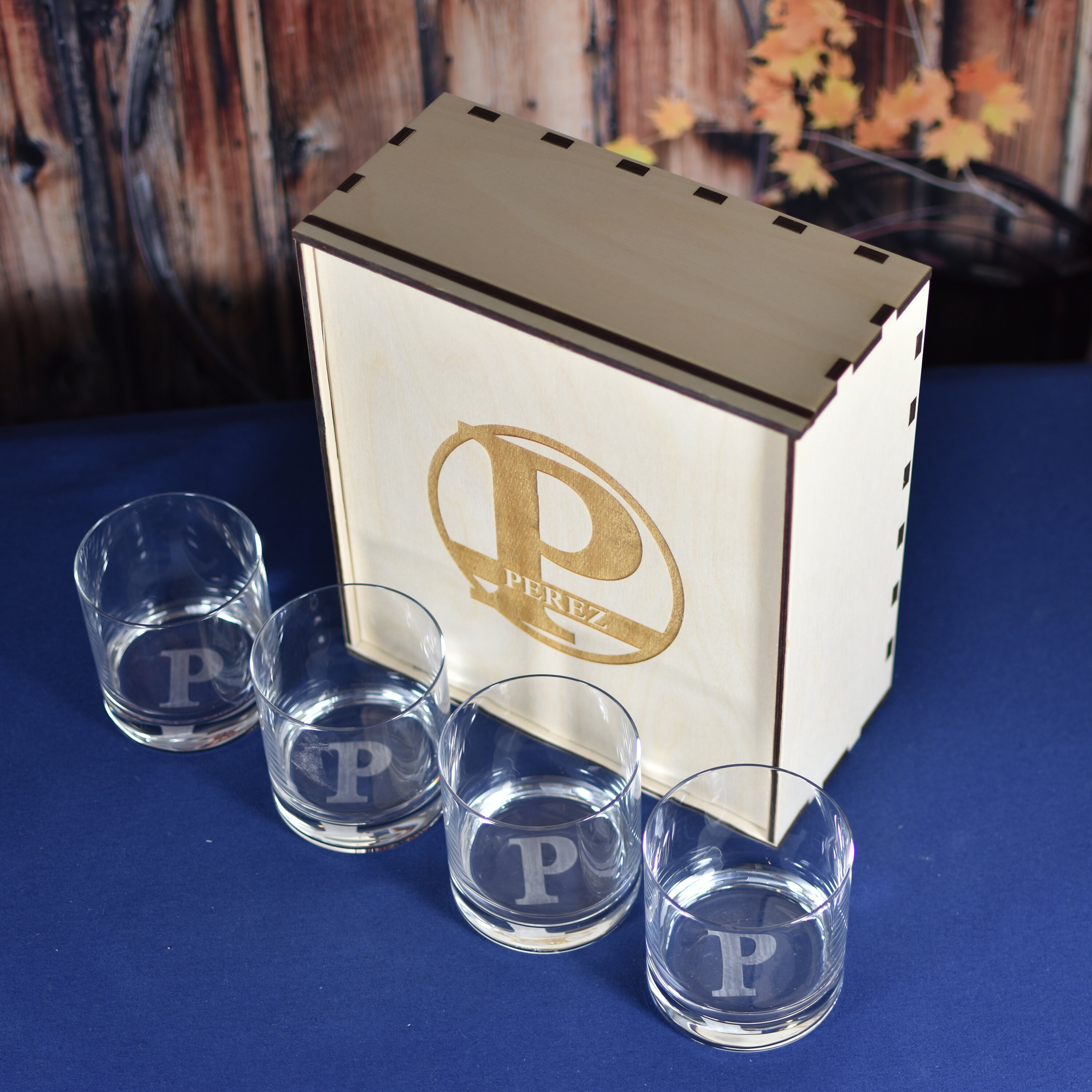 2 Personalized Crystal Rocks Glasses 13 Oz | Etsy