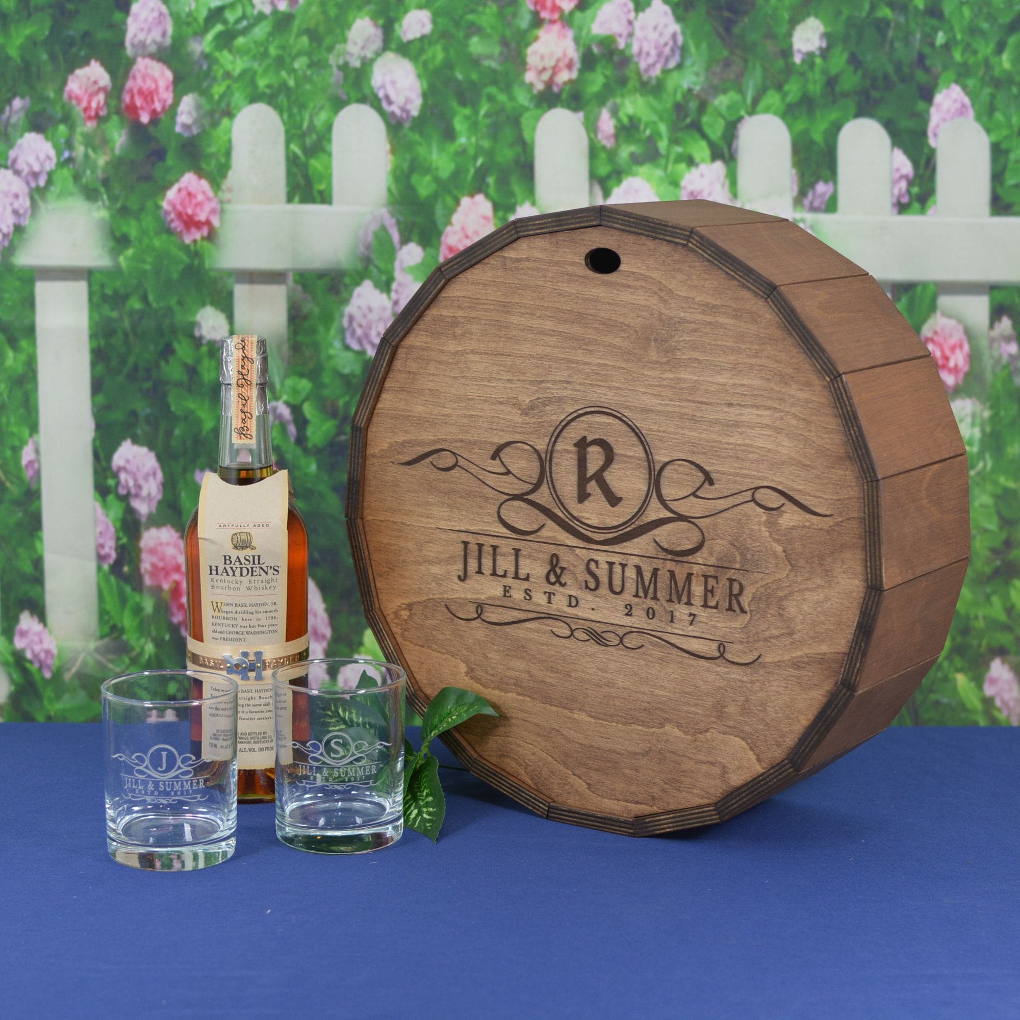 Wedding Ceremony Whiskey Spirits Barrel With 2 Personalized | Etsy
