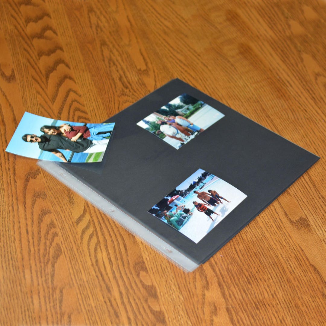 5 Quantity of Black Back Media Pages to Be Added to Album, Scrapbook ...