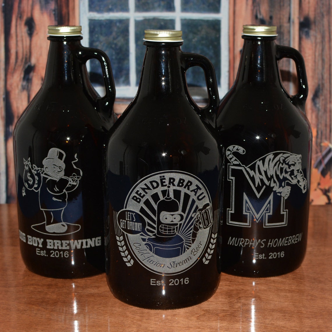 Create Your Own Personalized Growler 64 Oz. Use Your Artwork - Etsy