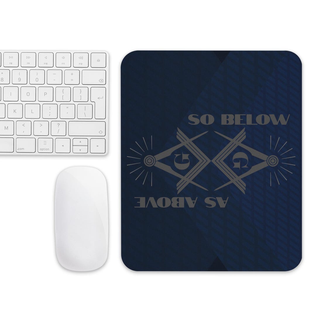 As Above, so Below Masonic Mouse Pad - Etsy