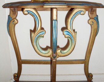 Custom half wall table product display | Etsy