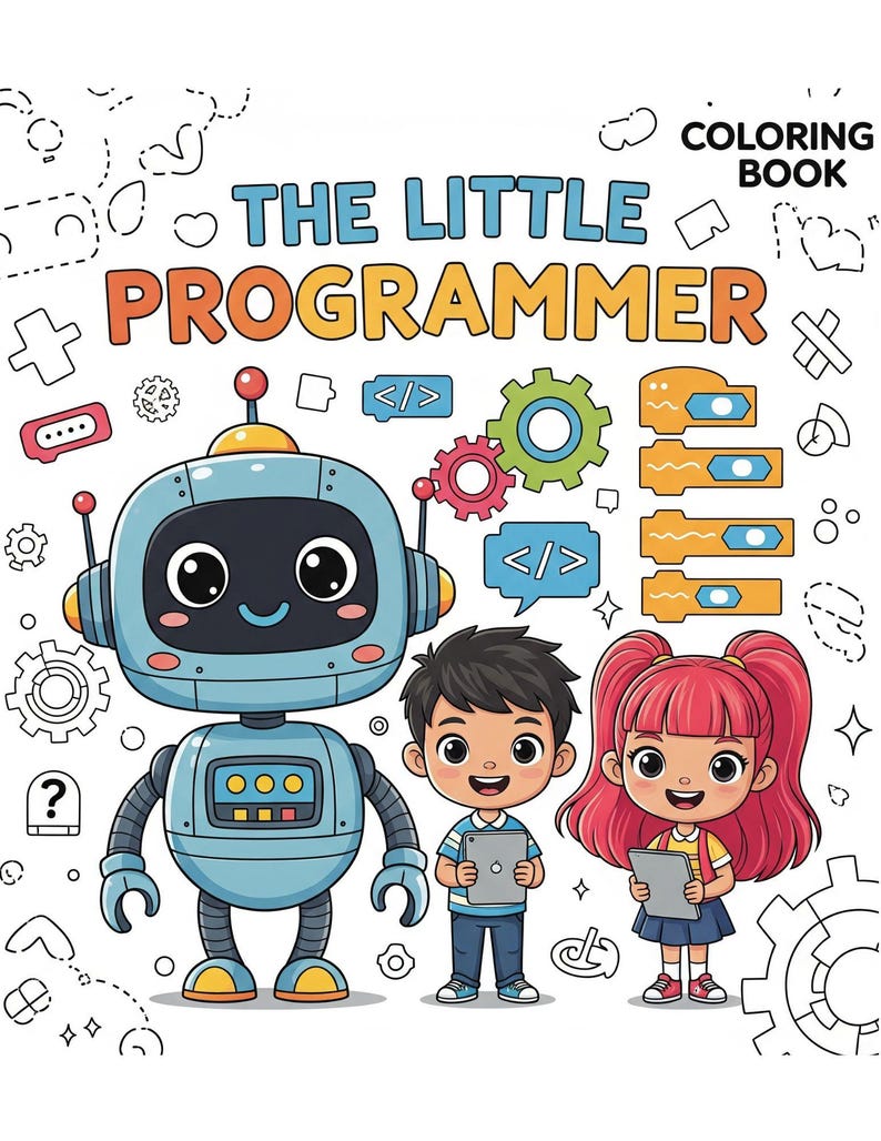 The Little Programmer Coloring Book – a Unique Adventure Where ...