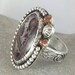 Pink Leopard Jasper Ring With Copper and Silver Ball Accents / Animal ...