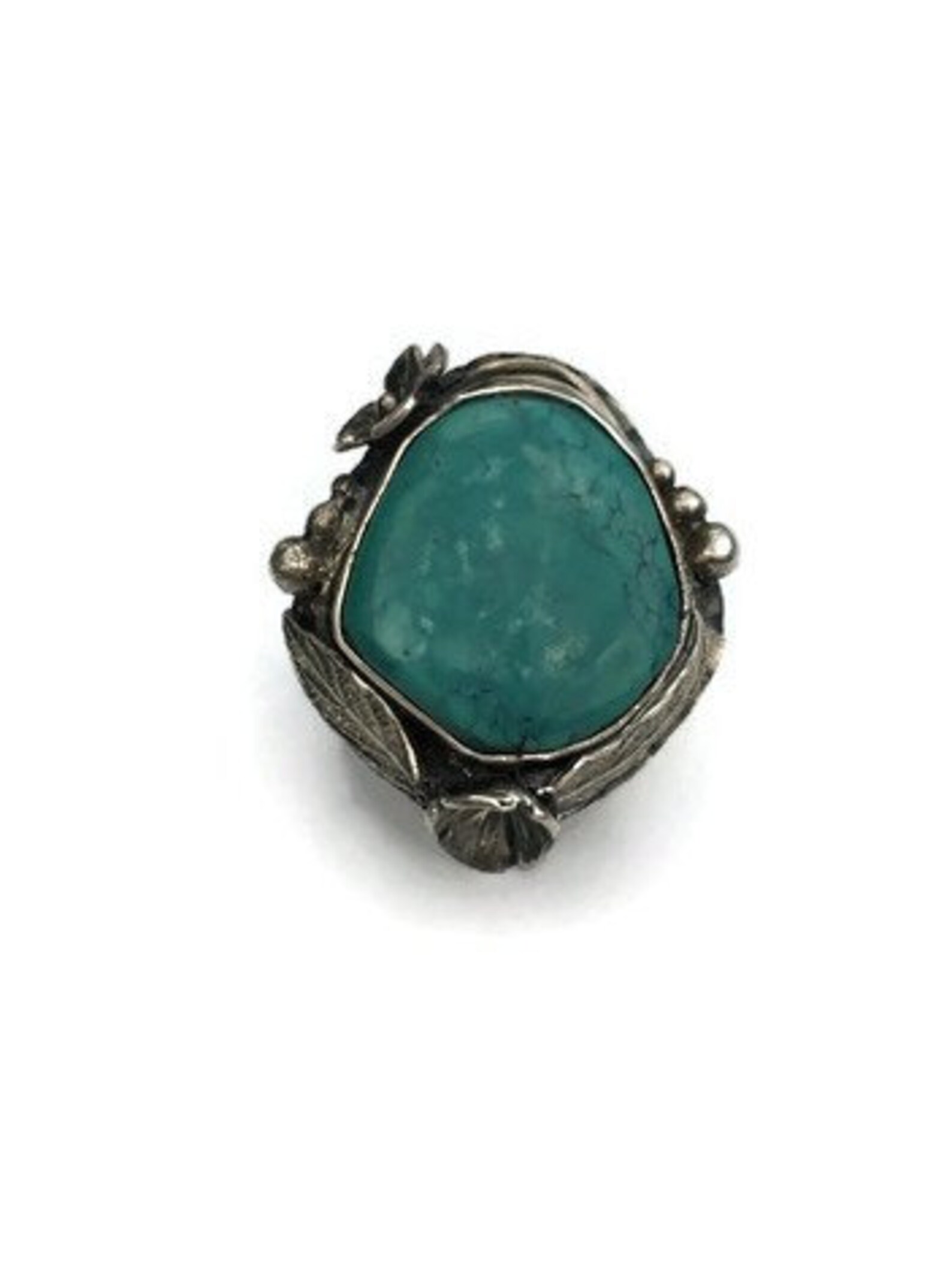 Boho Turquoise Ring, Real Turquoise Ring, Nature Jewelry, Gemstone Ring ...