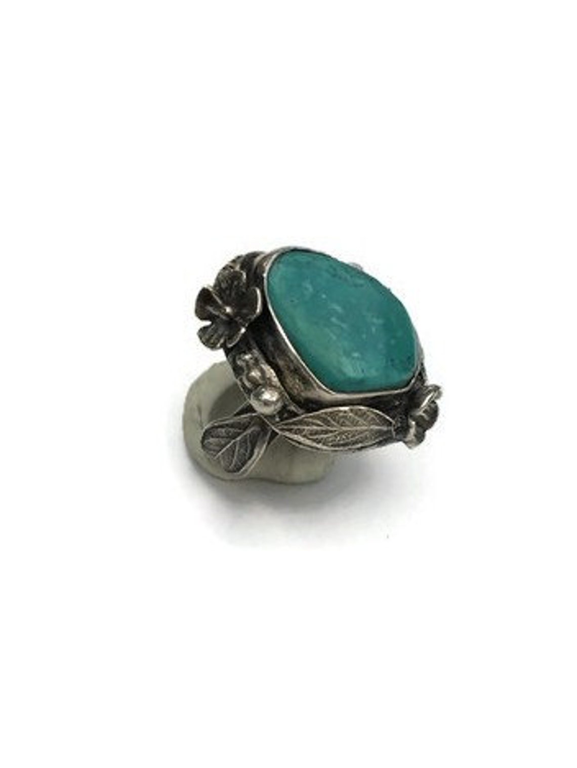 Boho Turquoise Ring Real Turquoise Ring Nature Jewelry - Etsy