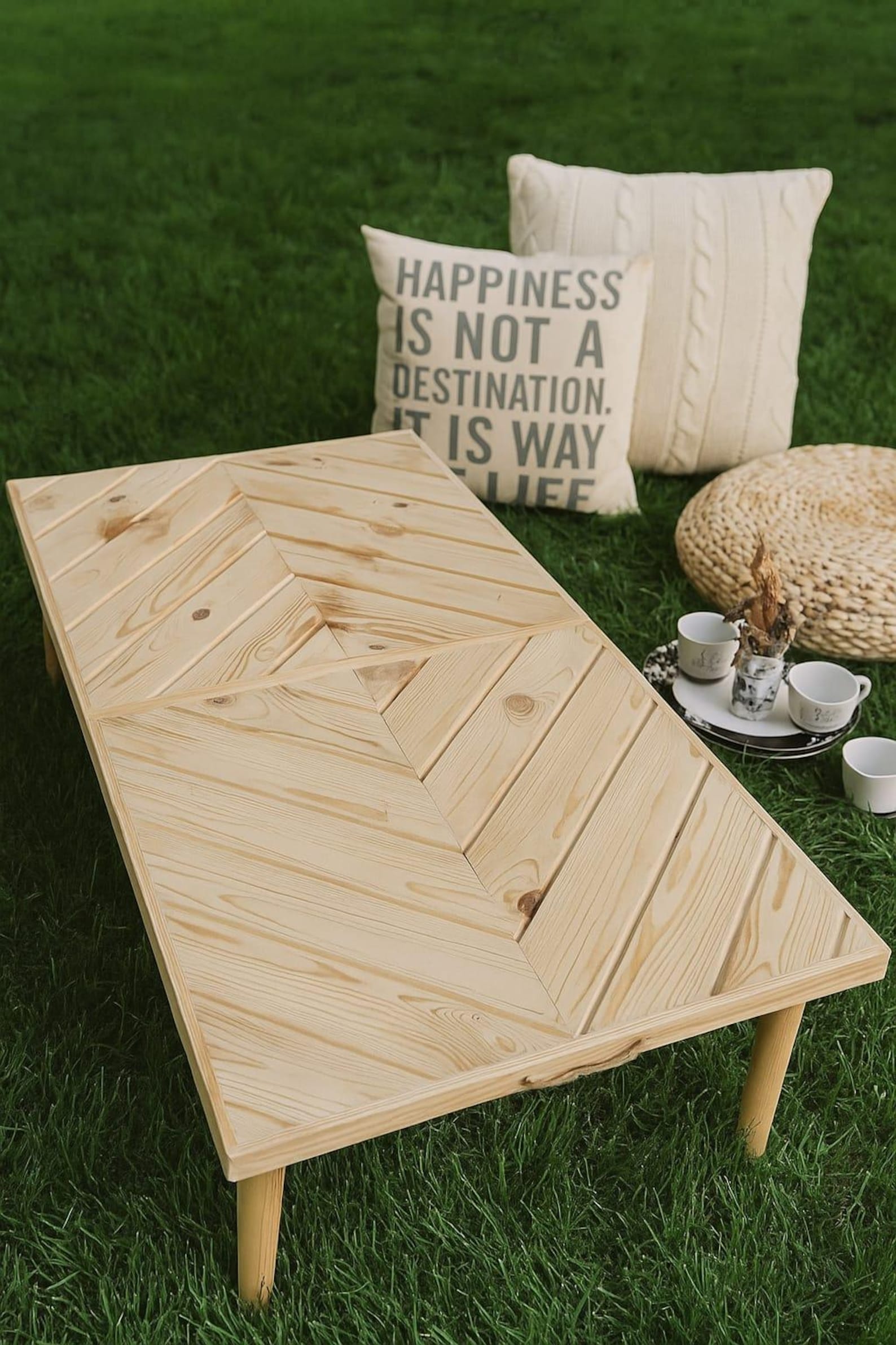 Handmade Folding Wood Camping Table: Portable Picnic Table. - Etsy