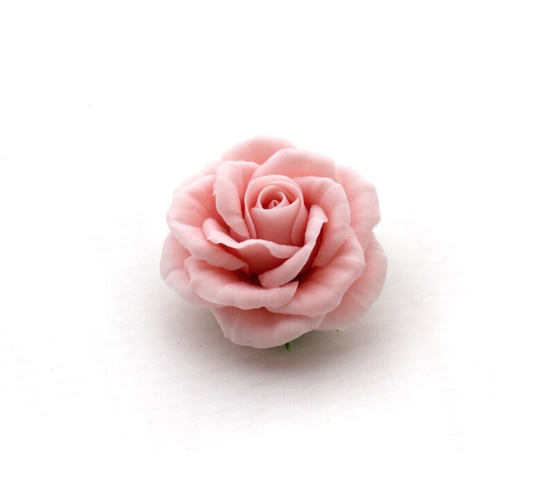 Hair Clip With a Rose, Rose Hair Clip, Pink Rose, Floral Hair Clip ...