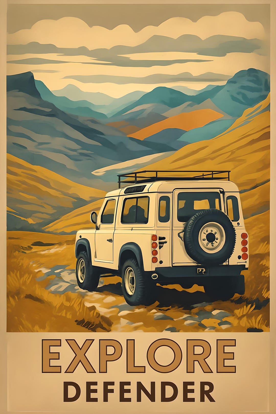 The Almighty Land Rover Defender - Etsy