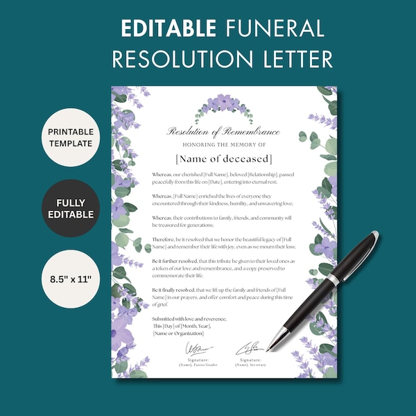 Funeral Resolutions for Black Churches - Etsy