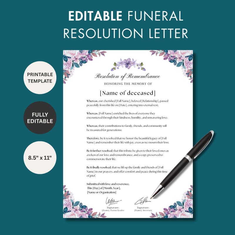 Funeral Resolutions for Black Churches - Etsy