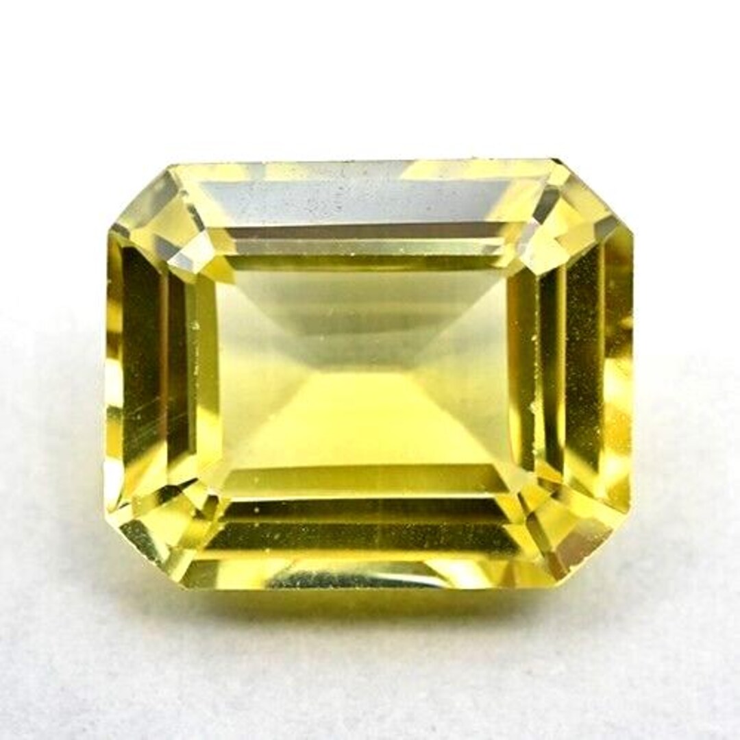9.45 Ct Yellow Sapphire Loose Gem – Natural Corundum – Birthstone ...