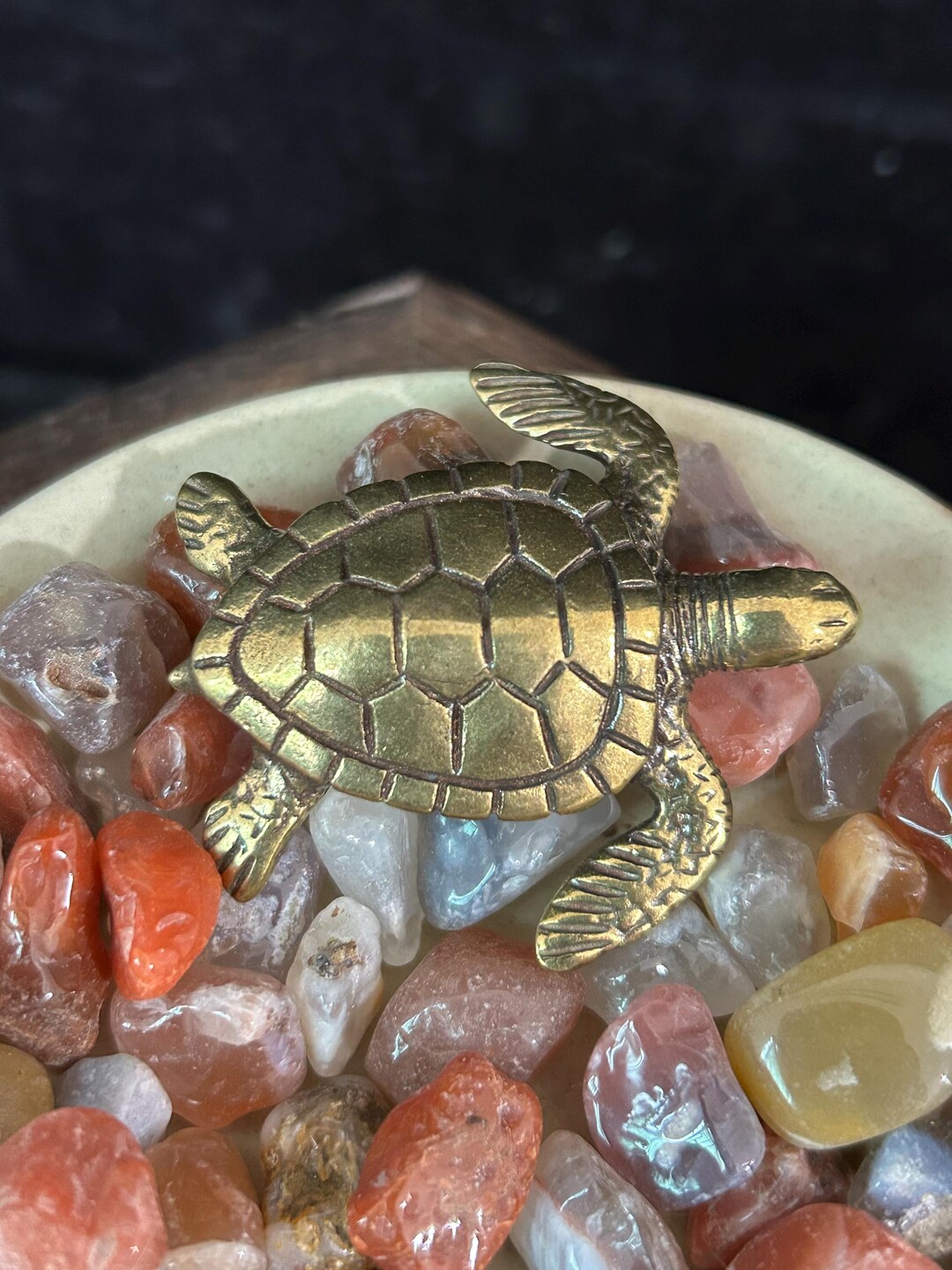 Exquisite Solid Brass Turtle Statues for Garden Decor, Figurine Dragon ...