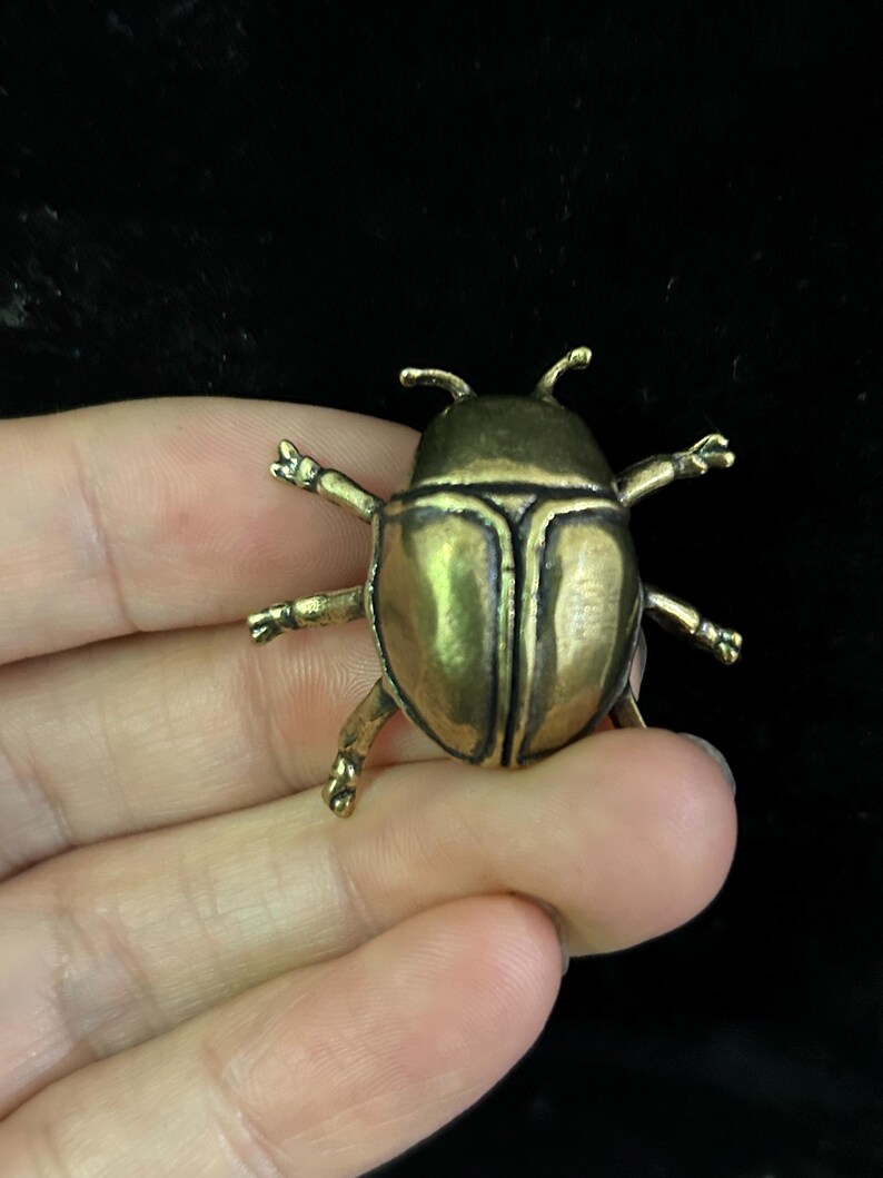 Get 2 Piece Solid Brass Insect Statues for Garden Decor, Figurine ...