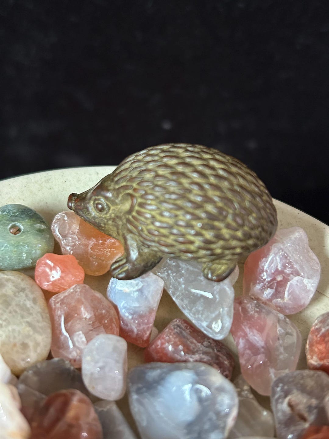 Copper Hedgehog Insect Statue Figure Ornaments, Crafts Home Feng Shui ...