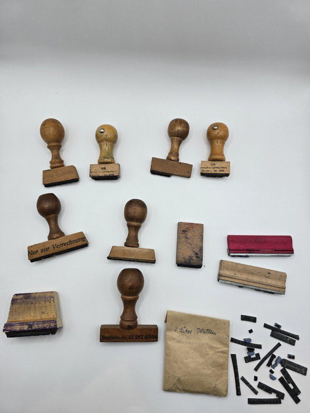 Stamp Collection GDR/FRG | Old Industrial and Factory Stamps | VEB ...