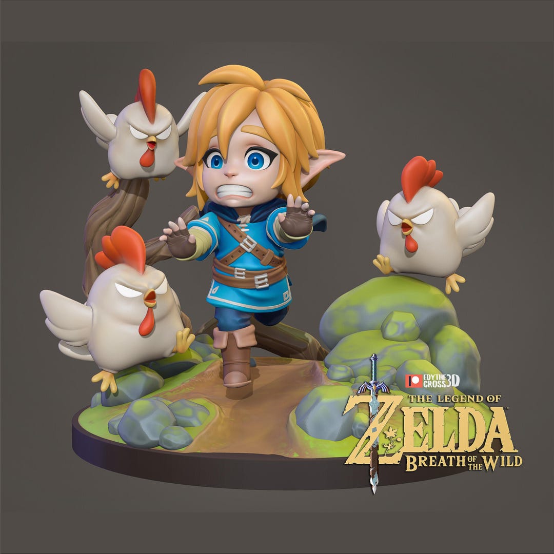 Zelda Breath of the Wild STL Model for 3D Printing – High Quality DIY ...