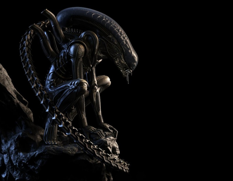 Alien Xenomorph STL Model for Resin Printer – High Quality 3D Printable ...
