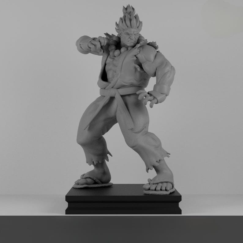 Street Fighter Kuma STL Model for 3D Printing - High Quality Printable ...
