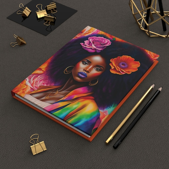 Black Girl Journal, Melanin Beauty, Writing Journal, Spring is Bloomin ...