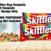 Skittles Wrapper Template, 2.17oz Skittles Bag Template,create Your Own ...