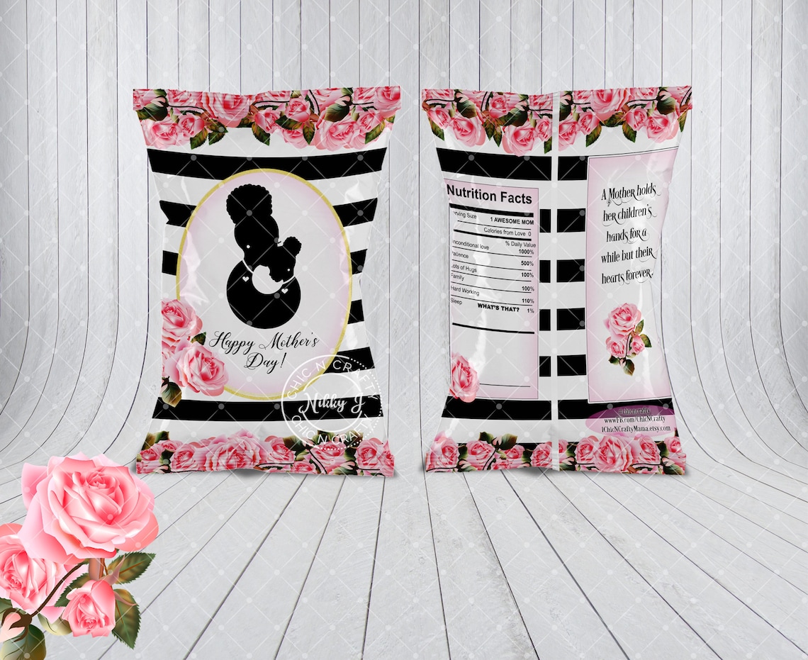 DIY Chip Bag Chip Bag Templatecreate Your Own Chip Bag - Etsy