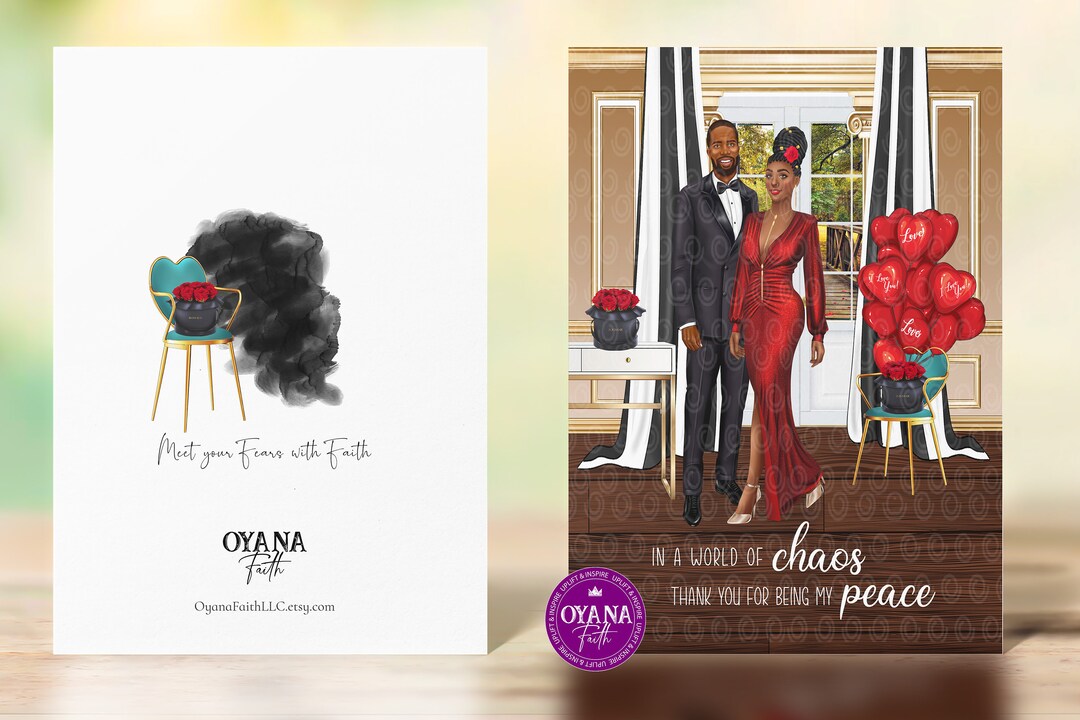 Valentine's Day, Black Greeting Cards, Black Love, African American ...