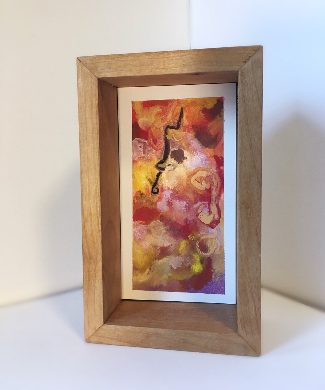 Miniature Abstract Painting Original Abstract Oil on Paper - Etsy