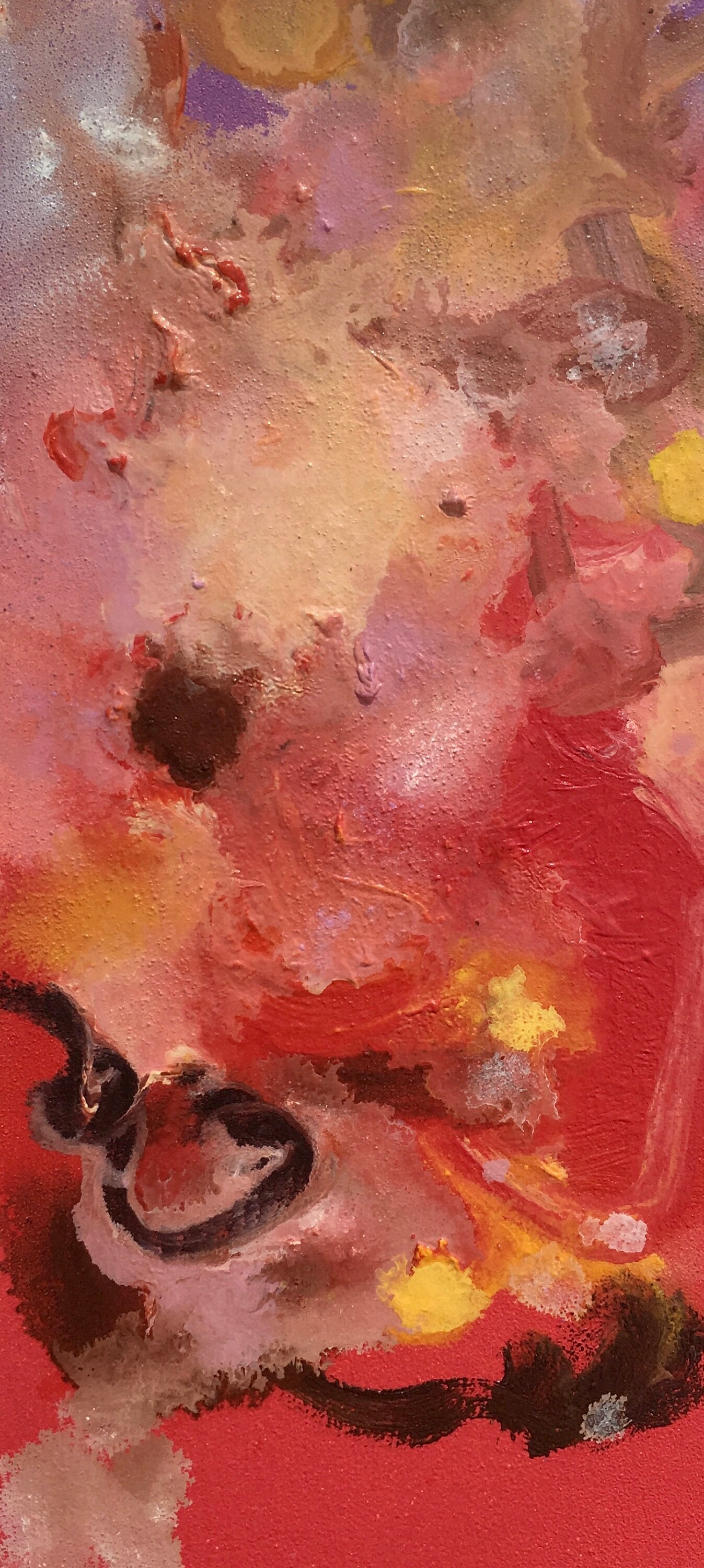 Miniature Abstract Painting Original, Abstract Oil on Paper, Oil Hand ...