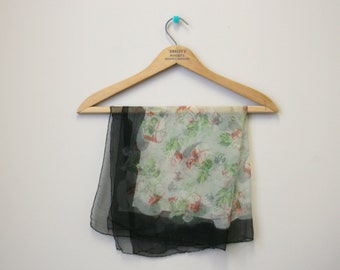 Chiffon scarf | Etsy