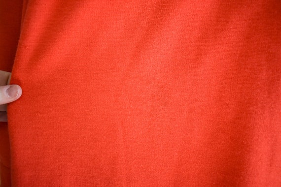 1960s Pat Sandler Knit Red-Orange Coat - Gem