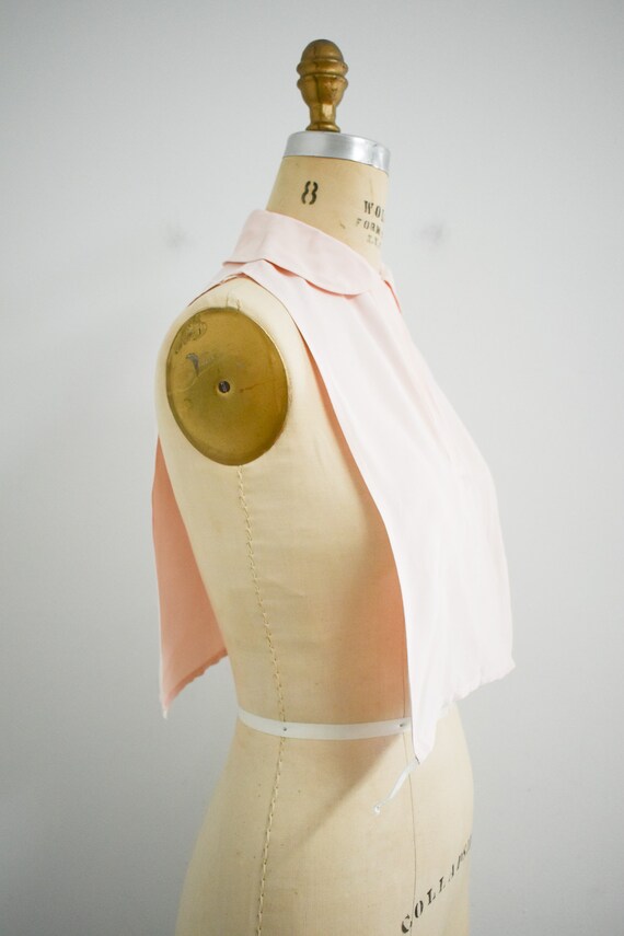 1940s 50s Florence Walsh Pink Dickie Gem
