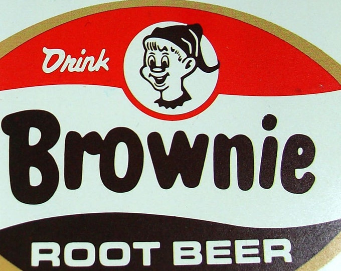 Vintage Brownie Root Beer Labels - Etsy
