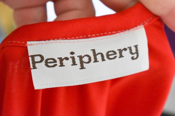 1970s Periphery Red Knit Caftan - Gem