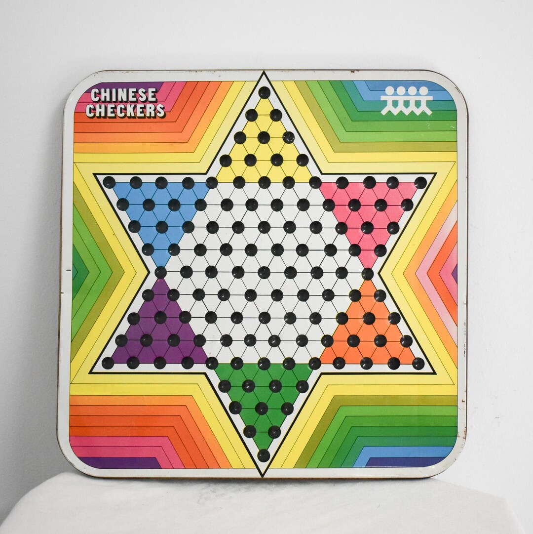 1960s Pressman Toys Chinese Checkers Tin Litho Game Board - Etsy